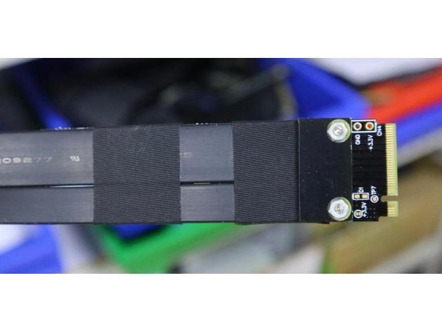 Riser M.2 NVMe SSD Solid State Drive Extension Cable M2 supports PCI-E ...