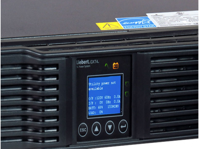 Vertiv Liebert GXT4 On-Line 2000VA 230V LCD PF0.9 2U Extended Run Rack/Tower Multilink Software ...