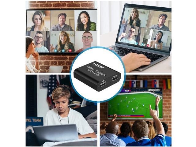 DIGITNOW Video Capture Card 4K HDMI Video Capture Device with Loop Out ...