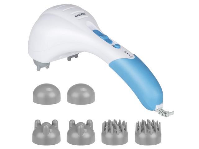 Handheld Back Massager - Double Head Electric Full Body Massager - Deep ...