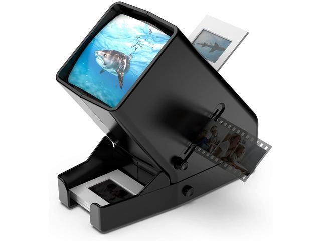 DIGITNOW 35mm Slide Viewer, 3X Magnification and Desk Top LED Lighted ...