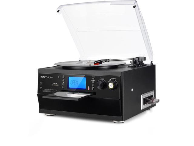 DIGITNOW Bluetooth Record Player Turntable with Stereo Speaker ...