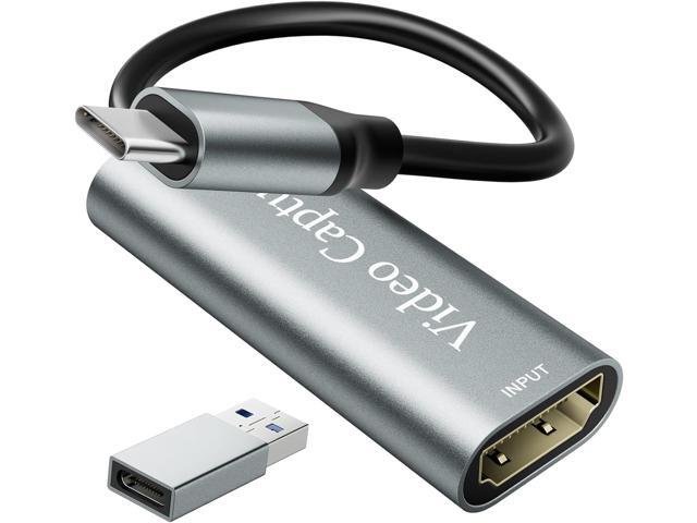 4K HDMI to USB Video Capture Card, Cam Link Capture Card, Type-C 1080P ...