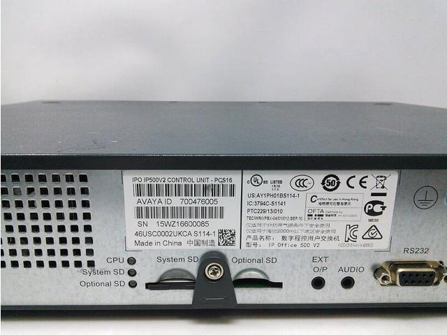 AVAYA 700476005 IP500 V2 Control Unit - Newegg.com