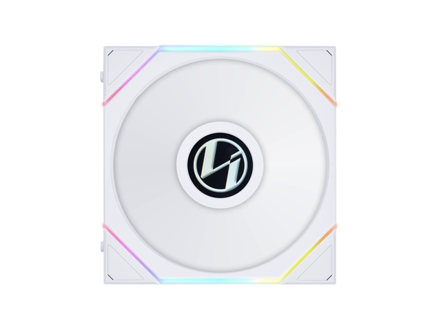 Lian Li UNI FAN TL LCD Reverse Blade 140 RGB Single Pack White Color ...