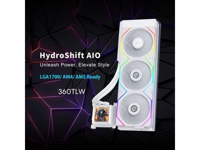 Lian Li Hydroshift 360 AIO - Pre-installed 3 x TL Fans - Side-Mounted ...