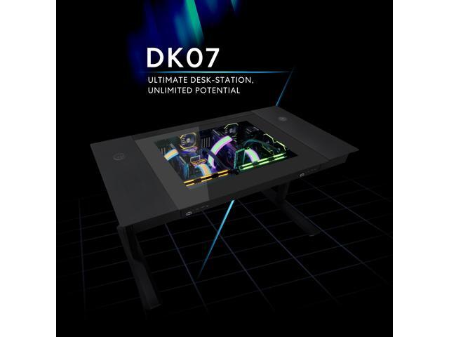 Lian Li DK07 Motorized Standing Desk : Dual E-ATX Support, Wireless ...