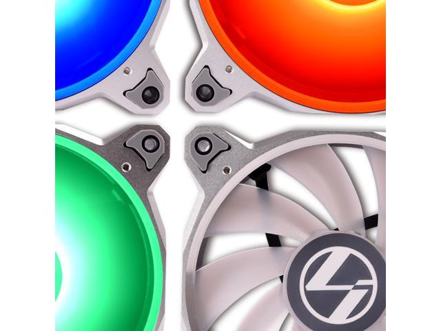 LIAN LI BORALITE Series RGB BORALITE120-3A S, 120mm LED PWM Fan, 3 FANS ...