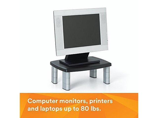 3M Adjustable Monitor Stand, Three Leg Segments Simply Adjust Height ...