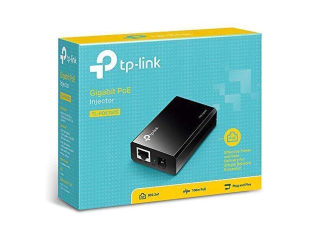 TP-LINK TL-PoE150S PoE Injector Adapter, IEEE 802.3af compliant, up to ...