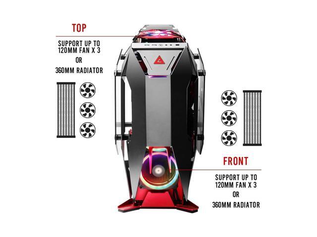 Antec Torque Black/Red Aluminum ATX Mid Tower Computer Case/Winner of ...