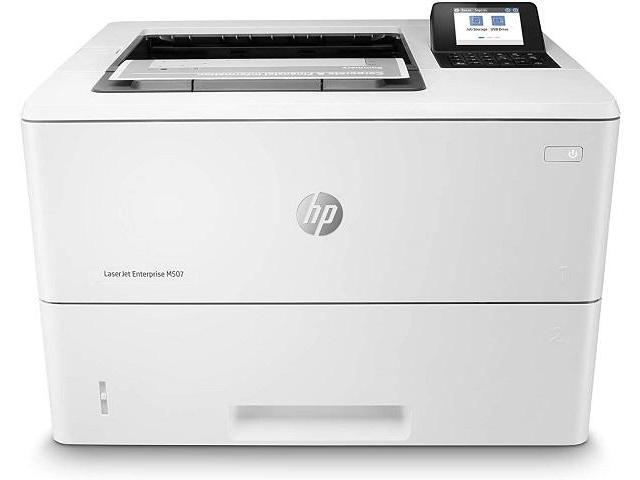 HP LaserJet Enterprise M507n Monochrome Ethernet (RJ-45) / USB Laser ...