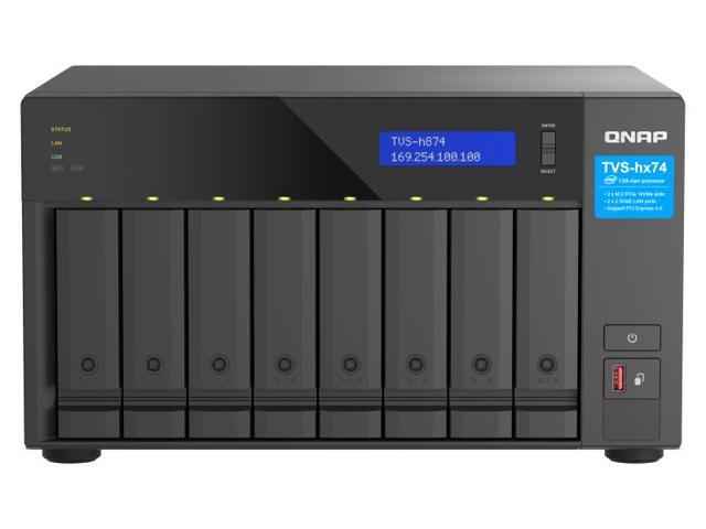QNAP TS-1655-8G 16-Bay web server Desktop 16-bay large-capacity hybrid ...