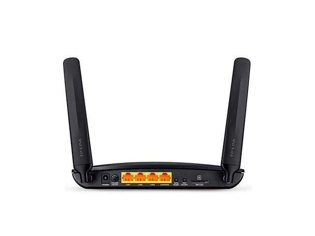 TP-LINK (TL-MR6400) 300Mbps Wireless N 4G LTE Router, SIM Card Slot, 4 ...