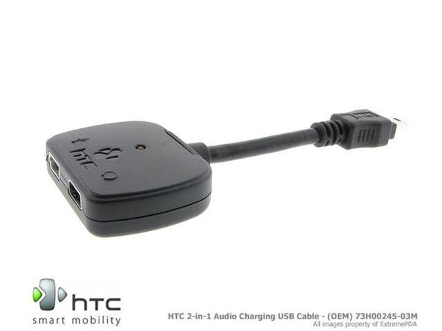 Mini USB Headset and Charger Splitter Port Y Adapter G4B for HTC Tilt 2 ...