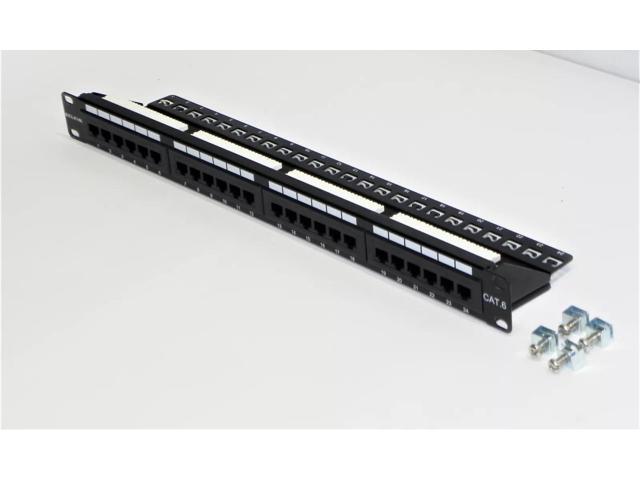 Refurbished: Belkin PA24T-KAA 24 Port Cat6 Patch Panel - Newegg.com