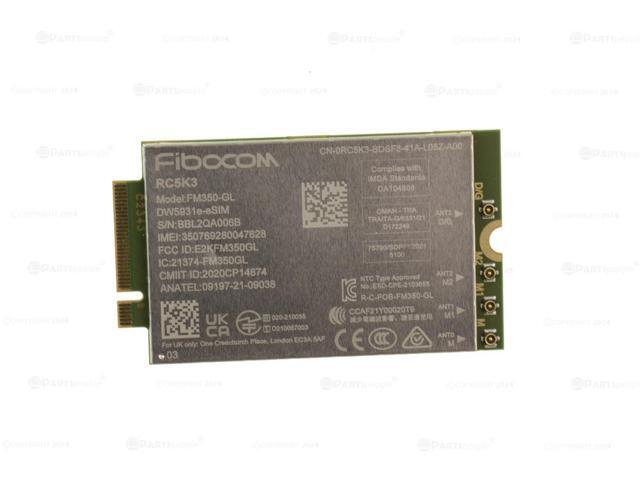 Refurbished: Dell OEM Wireless DW5931e M.2 Mobile Broadband 5G WWAN ...