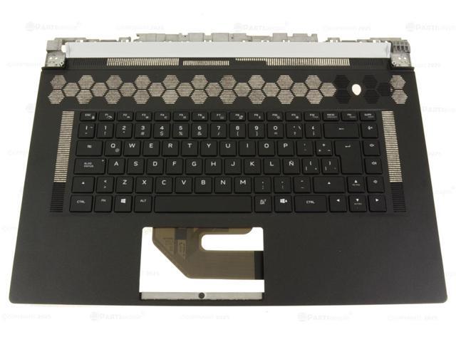 Spanish Dell OEM Alienware x17 R1 x17 R2 Palmrest Laptop Keyboard 35TNW ...
