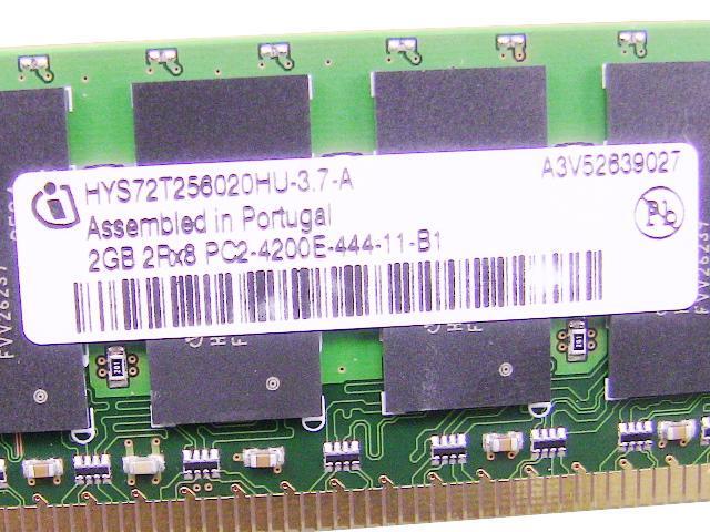 Used - Acceptable: Dell OEM DDR2 533Mhz 2GB PC2-4200E ECC RAM Memory ...