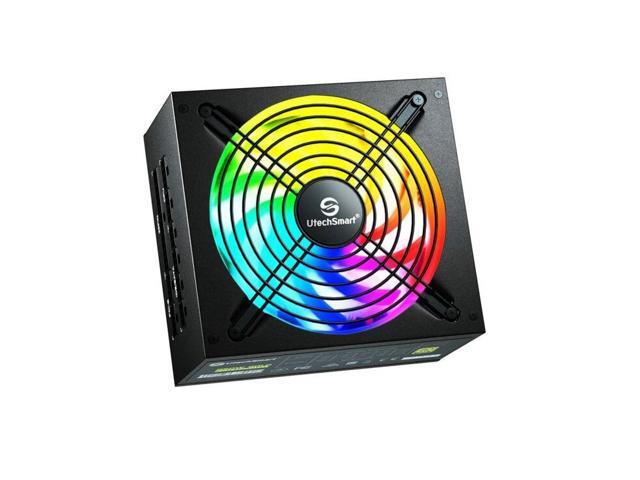 RGB-850 Watt Rainbow, ATX Power Supply 850-W Fully Modular 80+ Gold ...