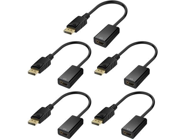 aibileec 4K DisplayPort to HDMI Adapter Cable , DP to HDMI Converter ...