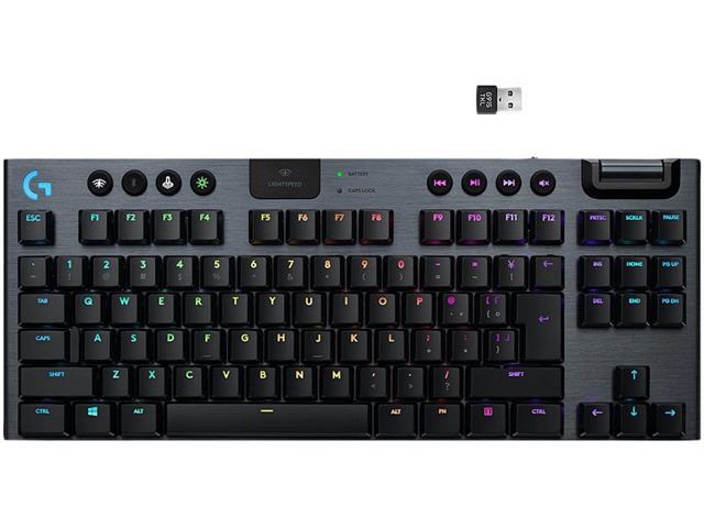 Logitech 920-009495 G915 Tenkeyless LIGHTSPEED Wireless RGB Mechanical ...