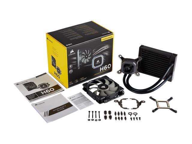 Corsair Hydro Series, H60 2018 (CW-9060036-WW), 120mm Radiator, Single ...