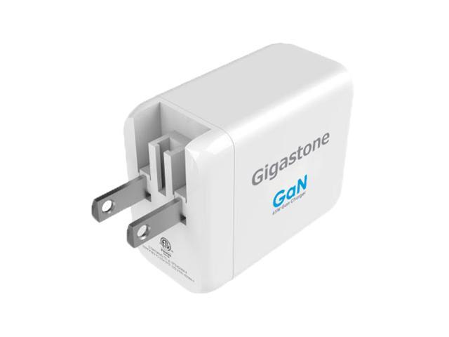 Gigastone PD3.0 65W Type-C GaN Adapter, 3-Port Wall Charger, 2 USB-C ...