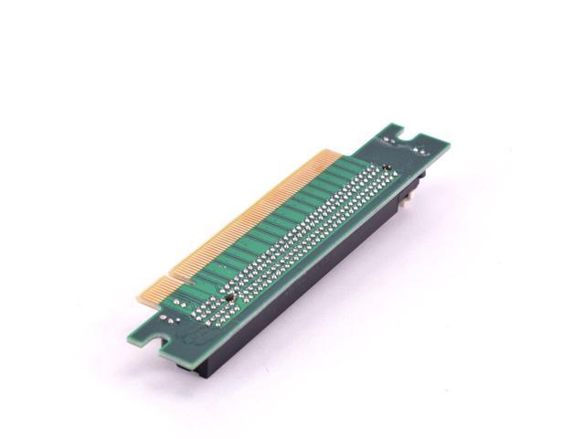 PCIE 16x To 16x slots Extension Riser card 90 degree PCI express Male ...