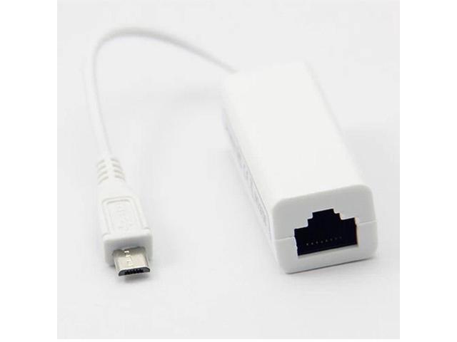 Micro USB Ethernet Adapter Network Card To Ethernet RJ45 For Windows 7 ...