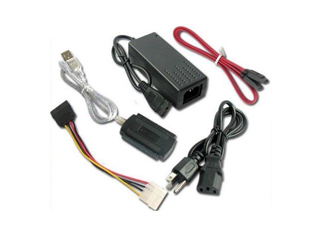 USB 2.0 to IDE SATA S-ATA 2.5 3.5 HD HDD Hard Drive Adapter Converter ...