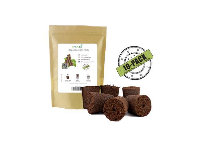 GrowLED Compatible Seed Pod Sponges (10 Pack), Eco-Friendly Seed ...