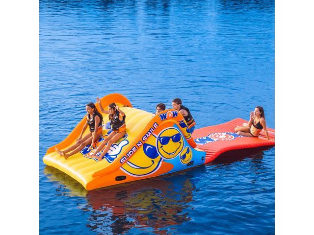 WOW Watersports Slide and Water Walkway Slide N Smile Combo - Newegg.com