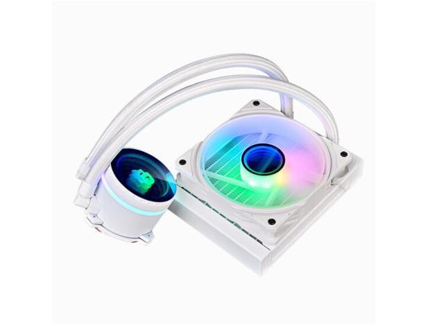 ARGB Cpu Cooler, Closed Loop PC Water Cooling, Quiet Single 120mm ARGB ...