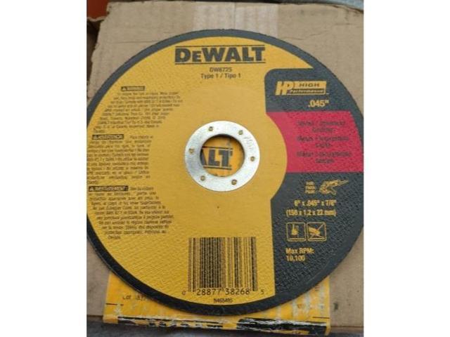 DeWalt DW8725 6-Inch Abrasive Cut Off Wheel - Newegg.com