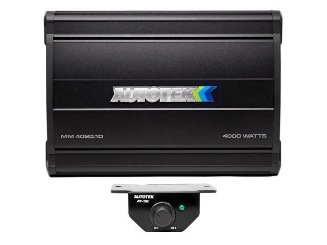 Autotek Mean Machine 4000W Mono Amplifier 1-Ohm Stable Car Audio Amp ...