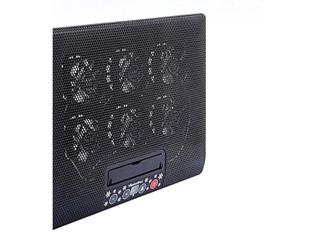 XtremPro Metal Mesh Laptop Cooler Pad, 6 Fans Controllable to run 2, 4 ...