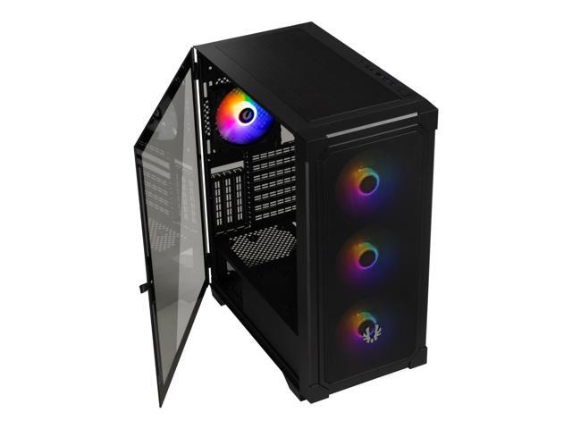 BitFenix Graph Mesh 4 ARGB Fans, High Airflow PC Gaming Case Black, GPU ...