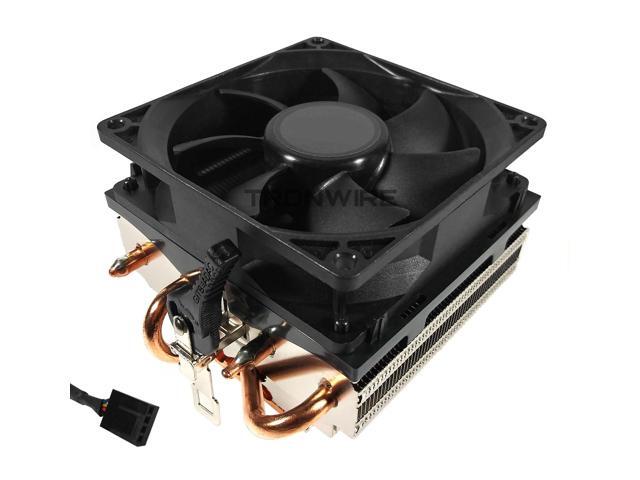 CPU Cooler With Copper Core Base & Aluminum Heatsink & 4-Pin PWM 92mm ...