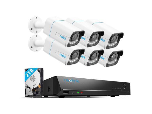 Reolink 24/7 Surveillance System Kit, 8 Ch 2TB NVR, Up to 12TB, Buddled ...