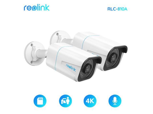 Reolink RLC-810A-2Pack,4K Outdoor Security Camera, Smart Human/Vehicle ...