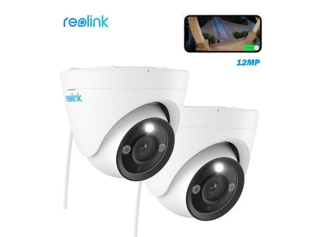 REOLINK 12MP 6K RLC-1224A PoE Dome Camera Outdoor, 93° Wide Angle,700lm ...