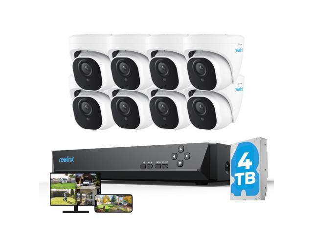 Reolink NVS16-5KD8-A Security Camera Systems, 16 Channel NVR with 8pcs ...