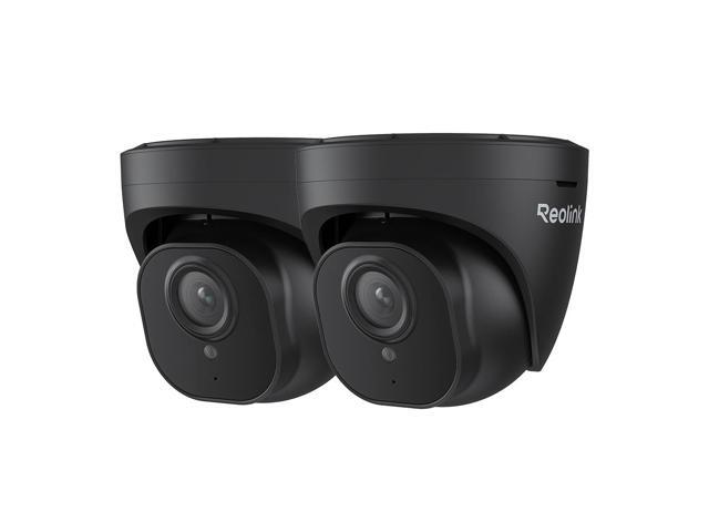 Reolink 2pcs RLC-520A Black 5MP PoE IP Camera with Person/Vehicle ...