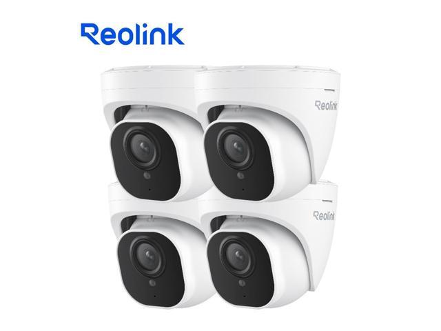 Reolink 4pcs RLC-520A, 5MP Outdoor Security Camera, Smart Human/Vehicle ...