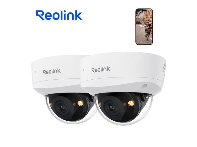 REOLINK RLC-1240A 2pcs First 12MP Vandalproof PoE Security Camera,145 ...