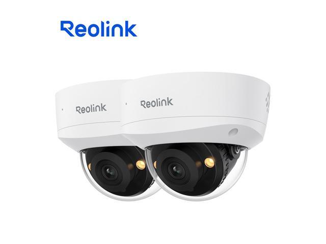 REOLINK RLC-840A 2pcs Cameras 4K PoE IP Camera 125 Degree, Color Night ...