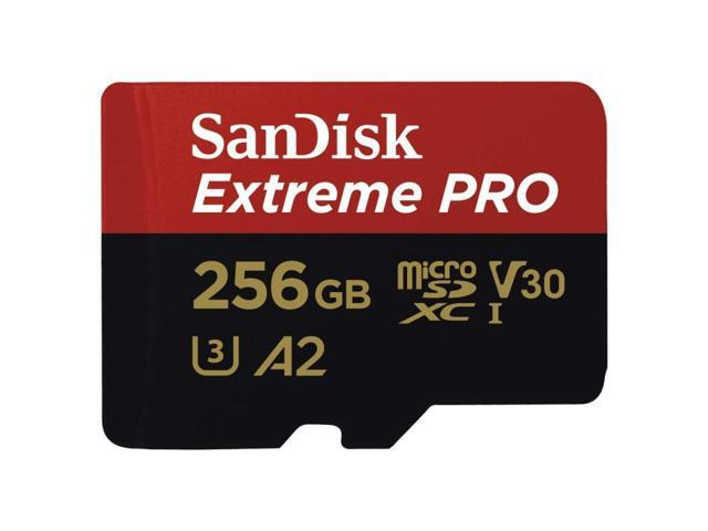 SanDisk Extreme Pro - Flash memory card - 256 GB - A2 / Video Class V30 ...