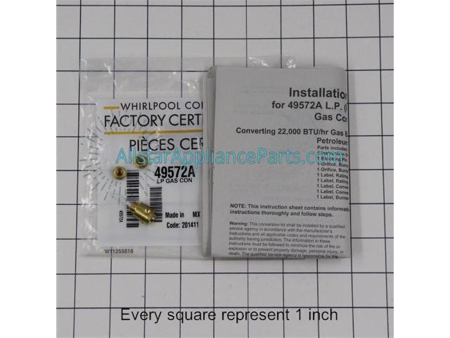 Whirlpool Dryer Propane Conversion Kit 49572A - Newegg.com
