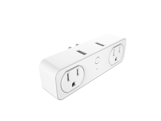 eco4life WiFi Dual Smart Plug, 2 Outlet Extenders with 2 USB Charging ...